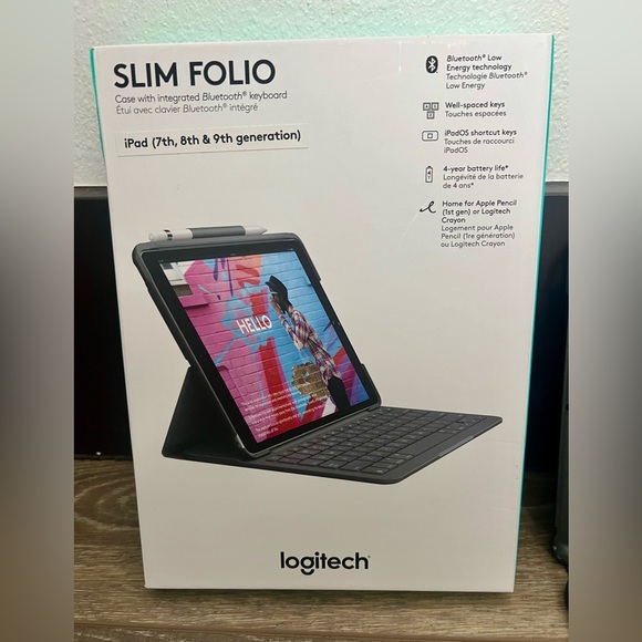 Logitech | Tablets & Accessories | Logitech Slim Folio Ipad Keyboard ...